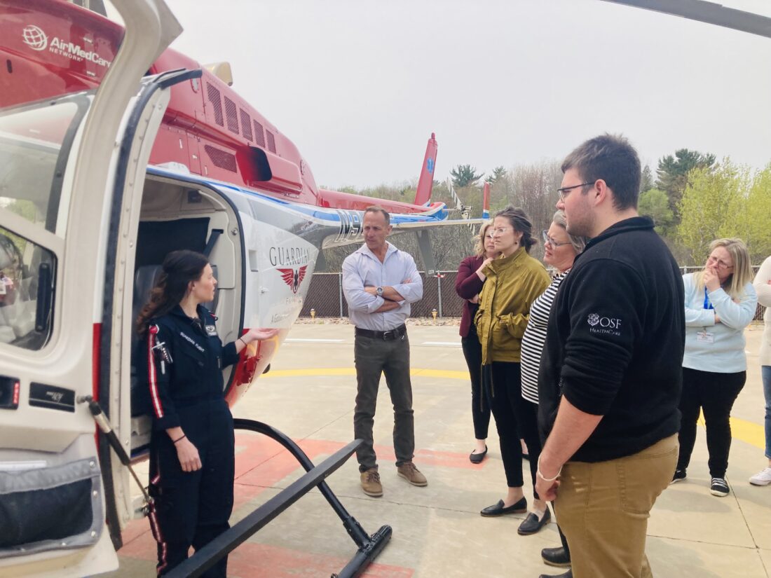 Column: Delta Force students learn about healthcare at OSF | News ...